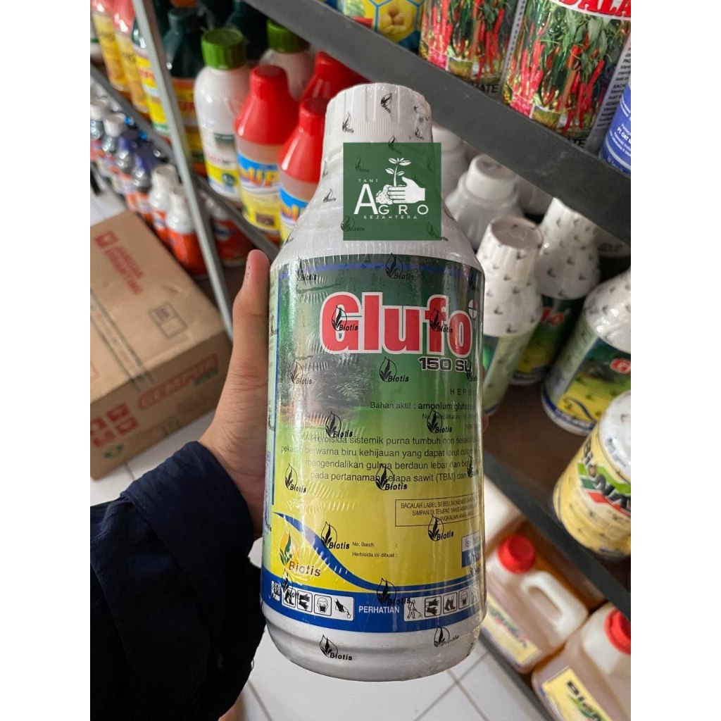Jual HERBISIDA GLUFO 150 SL 1 LITER 1 LT OBAT RUMPUT LULANGAN BIOTIS ...