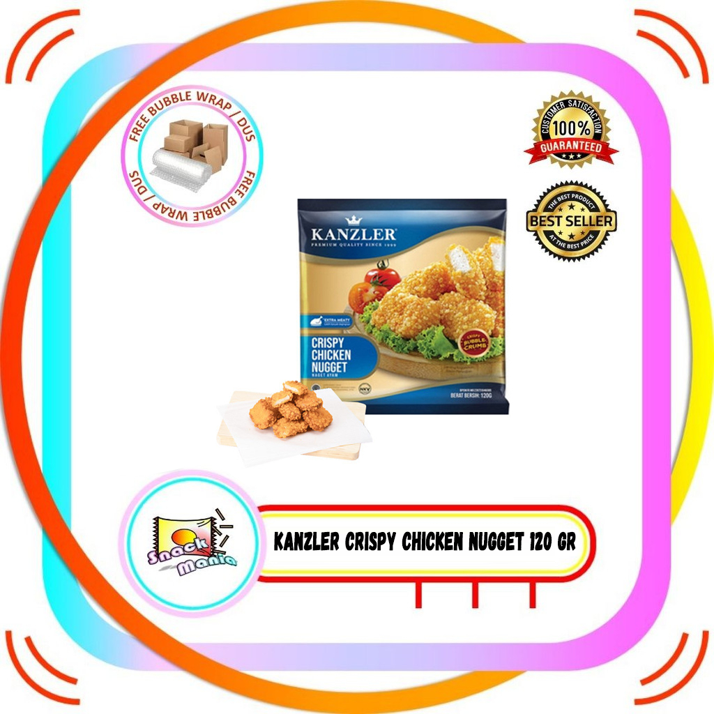 Jual Kanzler Crispy Chicken Nugget Bubble Crumb 120 gr 250 gr Nuget ...