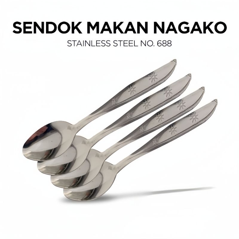 Jual SENDOK MAKAN TEBAL Stainless Nagako isi 12pc - Sendok Makan ... Jual SENDOK MAKAN TEBAL Stainless Nagako isi 12pc - Sendok Makan ...