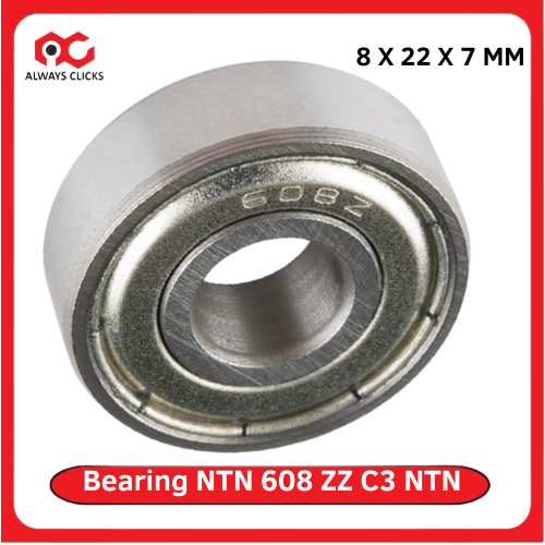 Jual Bearing 608 ZZ C3 NTN Japan Bering Tutup Besi Dua Sisi Klaher ...