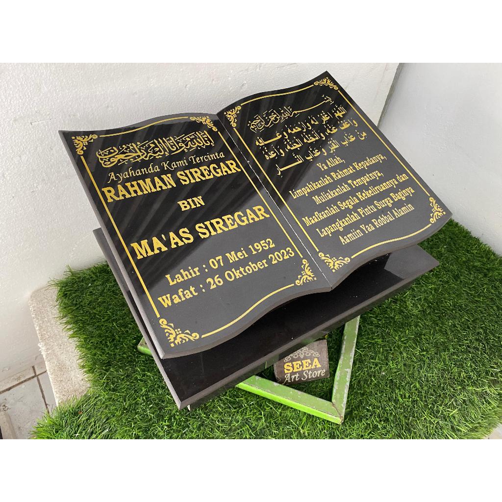 Jual BATU NISAN BERKUALITAS GRANIT TILE BENTUK BUKU 40X60 - B-B-E - GTH ...