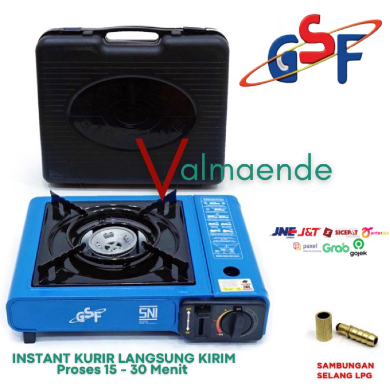 Jual Kompor Gas Portable 2 in 1 Grill Pan Panggangan BBQ LPG Gas Kaleng ...