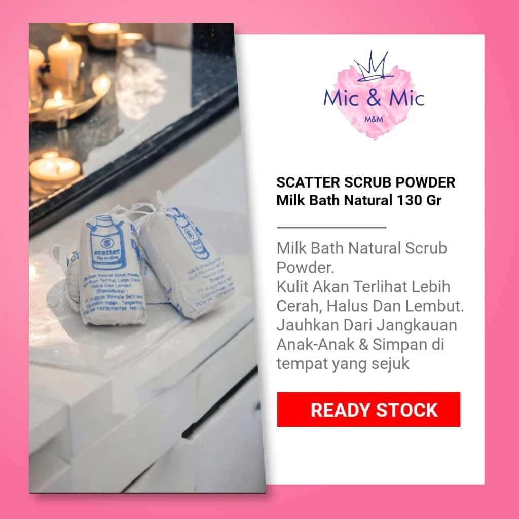 Jual Milk Bath - Susu Bubuk Scatter - Mandi Susu | Rumah Kosmetik ...