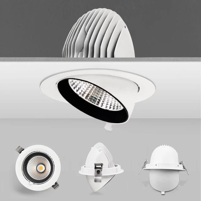 Jual Lampu LED Keong Bulat Nose Light COB Sorot Spotlight 10W Kuning ...