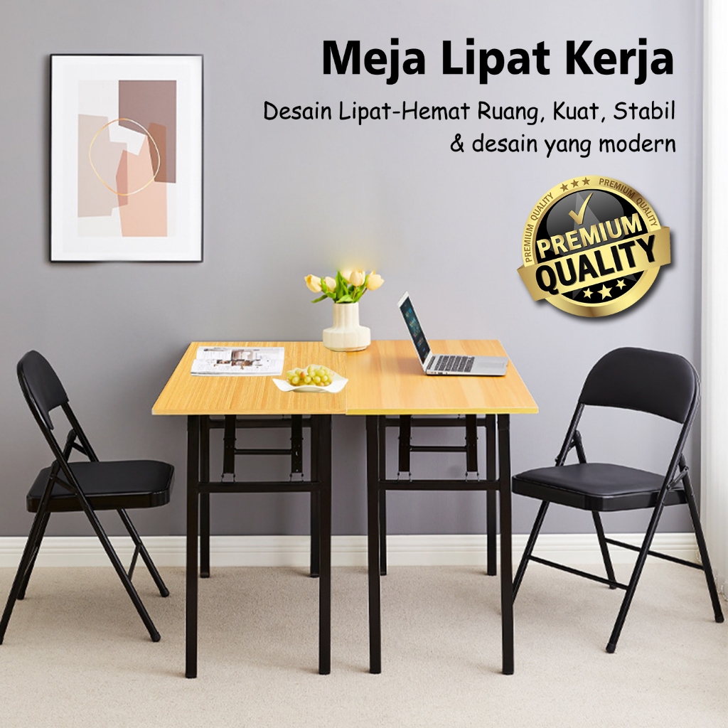 Jual Meja Lipat Portable Meja Kerja Kantor Meja Belajar Minimalis Meja ...