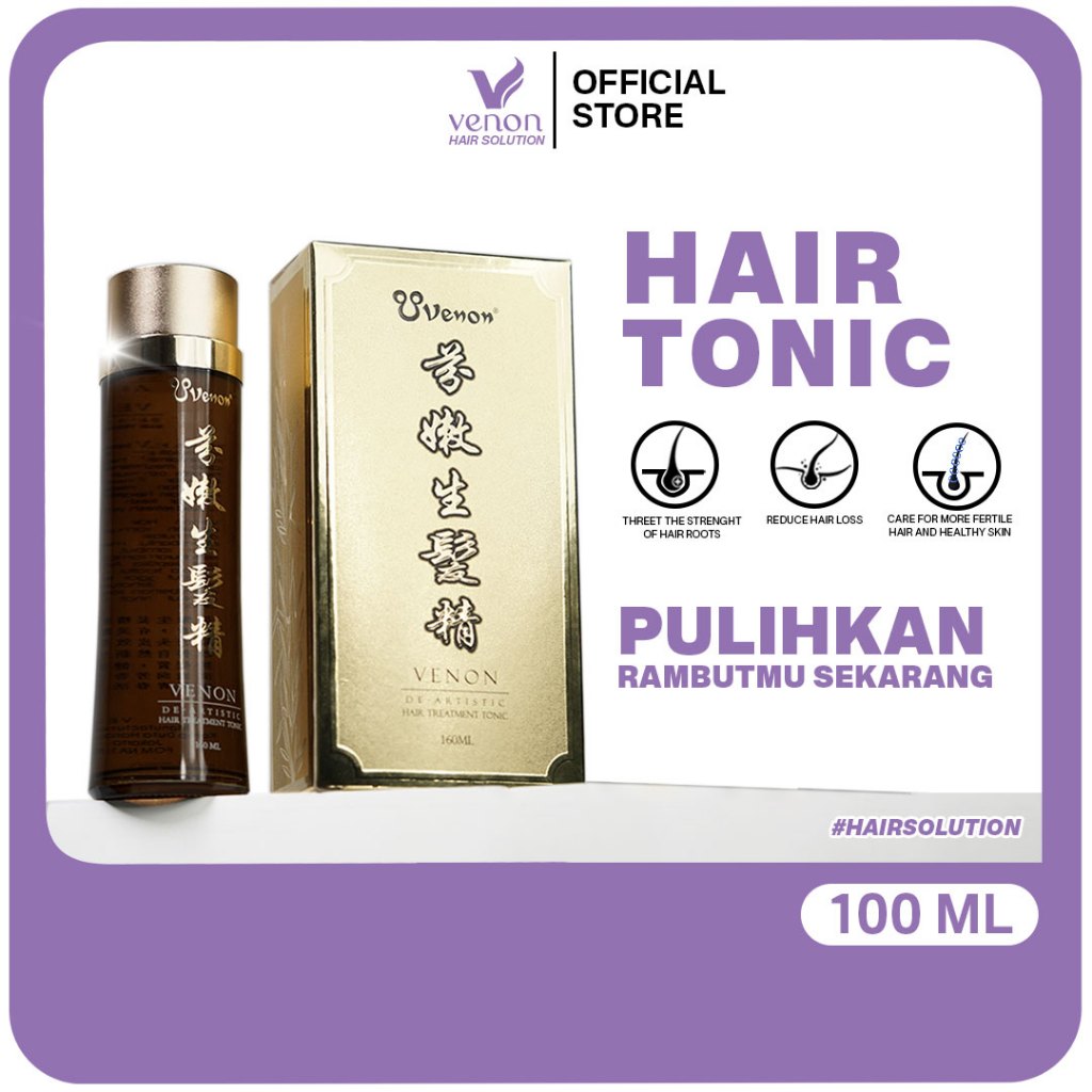 Jual VENON Hair Tonic 160ml Tonic Rambut Rontok / Perawatan Rambut ...