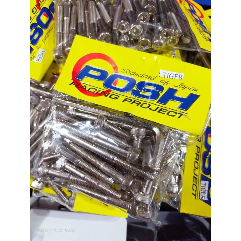 Jual baut blok mesin nekel tiger baut blok mesin tiger full set baut ...