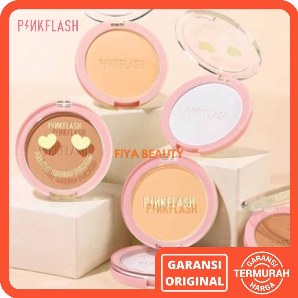 Jual Pinkflash Ohmyself Pressed Powder Pinkflash Bedak Padat Pinkflash ...