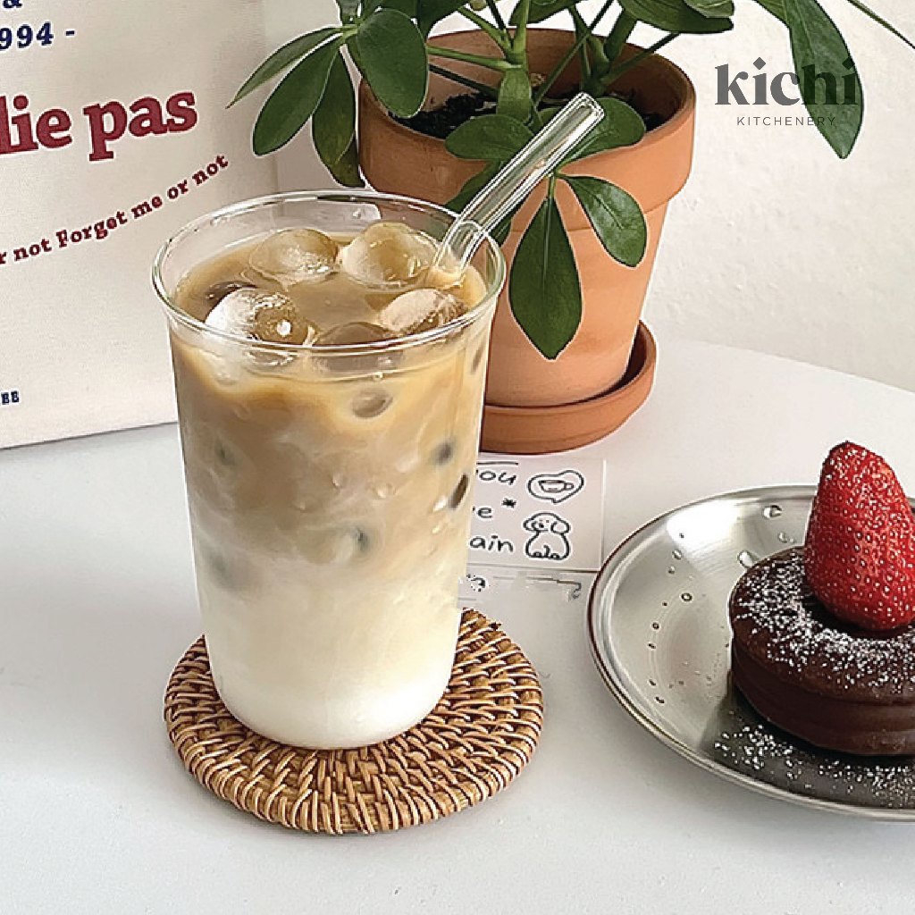 Jual Gelas Cafe TOMI | Gelas Resto Gelas Kaca Kopi Korea Aesthetic ...