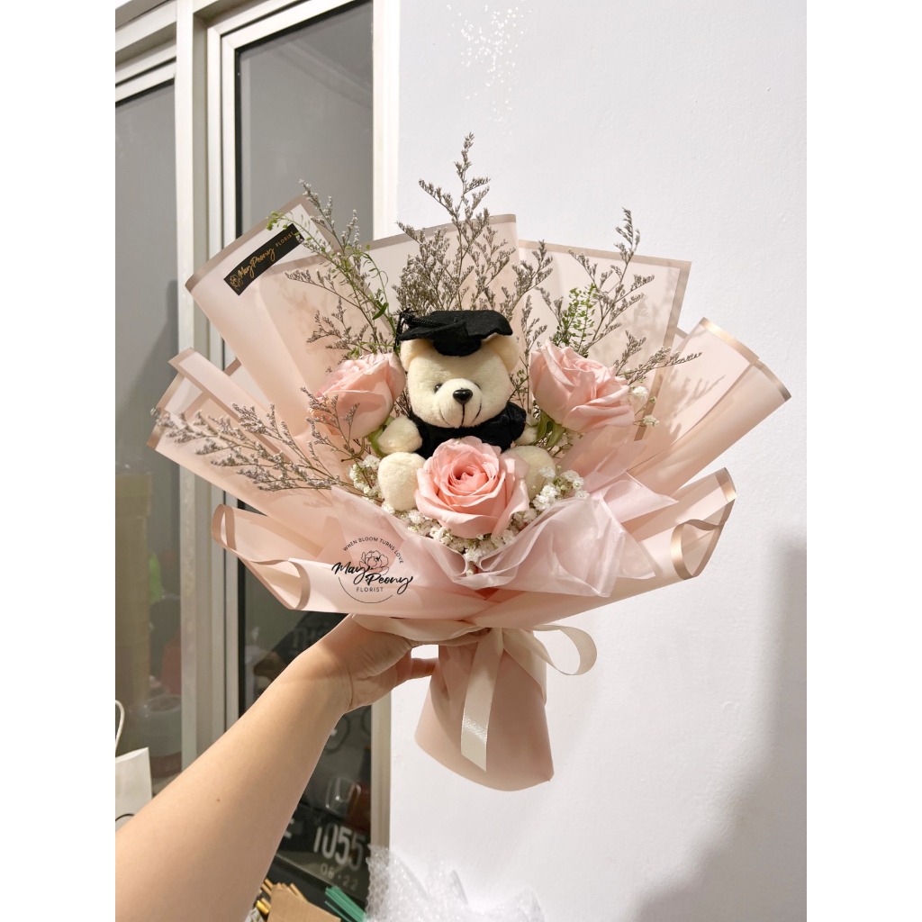 Jual FRESH FLOWER BOUQUET GRADUATION - BUKET BUNGA WISUDA BUKET WISUDA ...