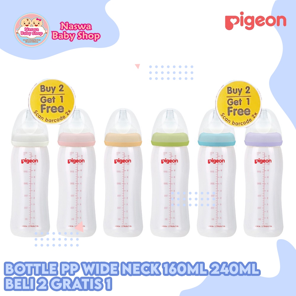 Jual Pigeon Botol Susu Wide Neck Softouch Peristaltic Plus | Shopee Indonesia