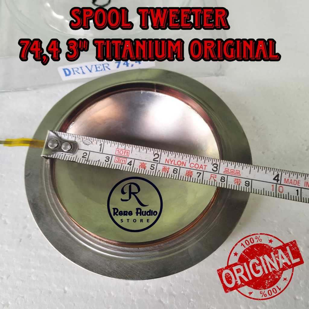 Jual Spool Tweeter / Spul Twiter Driver 74,4 3'' Titanium Original ...