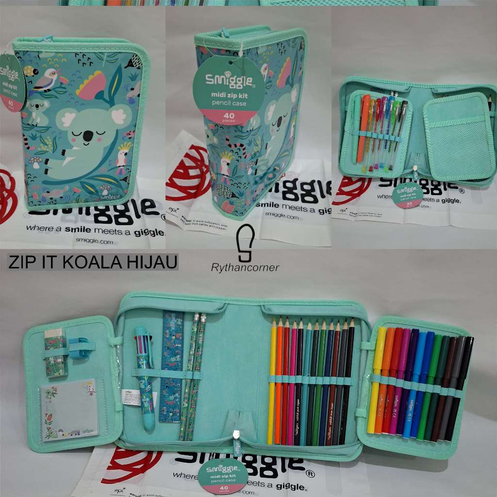 Jual SMIGGLE ZIP IT PENCIL CASE GIFT PACKAGE | Shopee Indonesia
