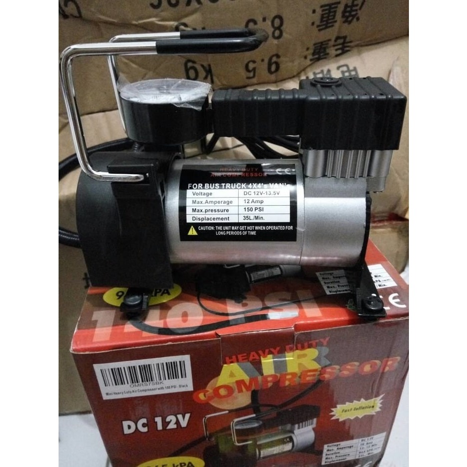 Jual Pompa Ban Elektrik/Kompressor Mini Portable Untuk Mobil PSI ...