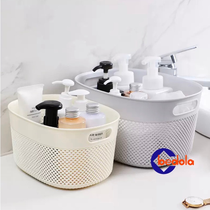 Jual Bedola keranjang plastik kotak penyimpanan serbaguna box storage ...