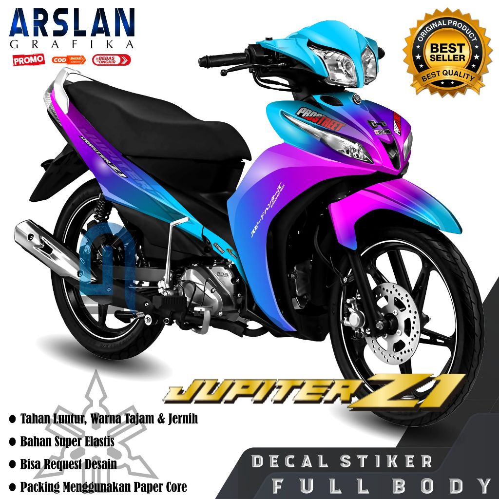 Jual Decal Jupiter Z1 Full Body Stiker Jupiter Z1 Robot Full Body Dekal ...