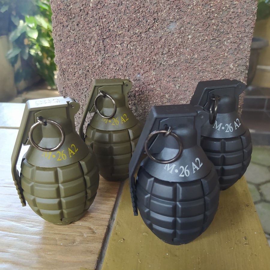 Jual Mainan M26/M26A2 Hand Grenade/Granat Spring (Bisa Dipakai Berkali ...