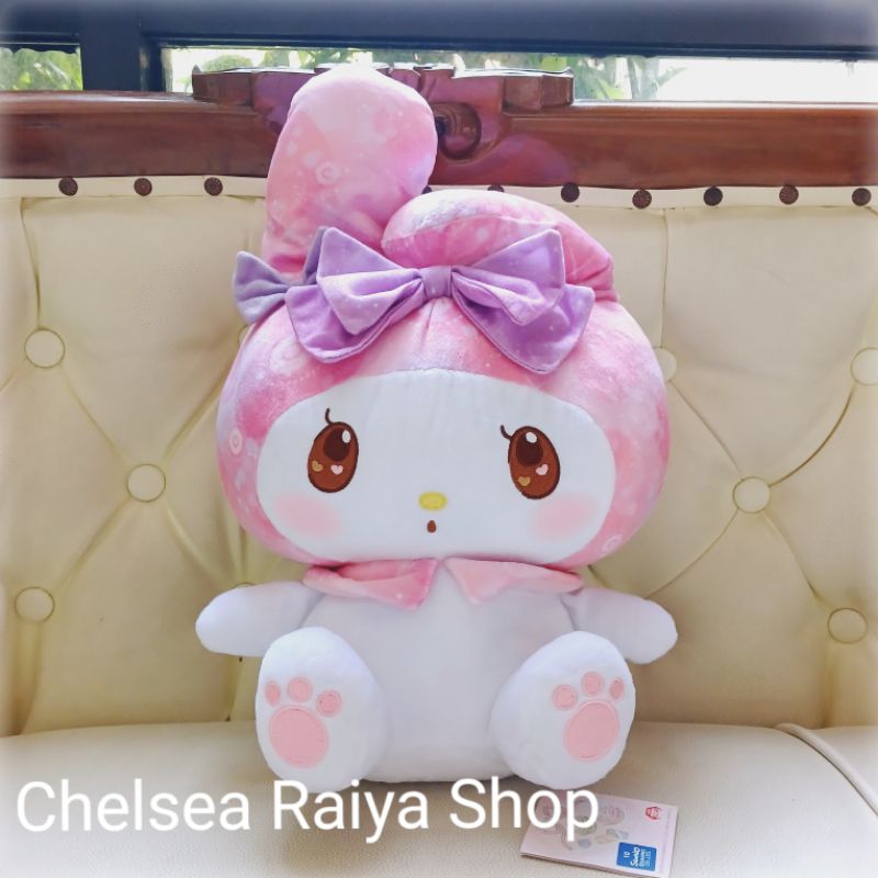 Jual Boneka Plush Furyu Sanrio My Melody Purple Bow 38cm Melodi Kawaii ...