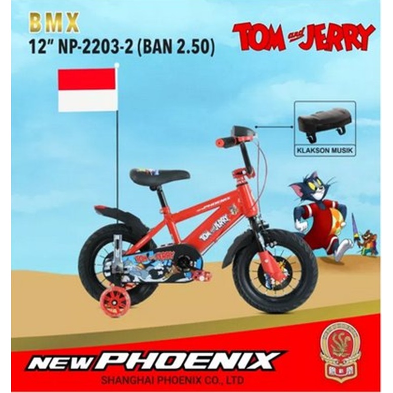 Jual SEPEDA ANAK BMX NEW PHOENIX 2203-2 UK 12INCH 16INCH | Shopee Indonesia