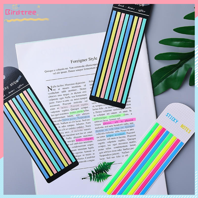 Jual [Readystock ️COD]160 Lembar STRIP Transparan Sticky Note ...