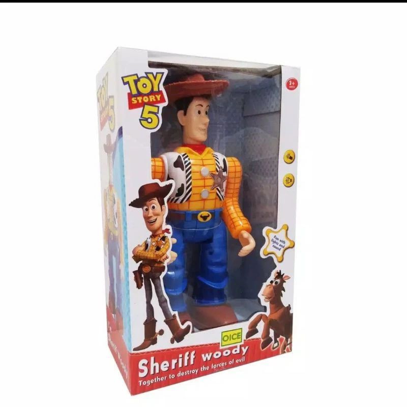 Jual Mainan Anak Robot Sheriff Woody - Toy Story 5 | Shopee Indonesia