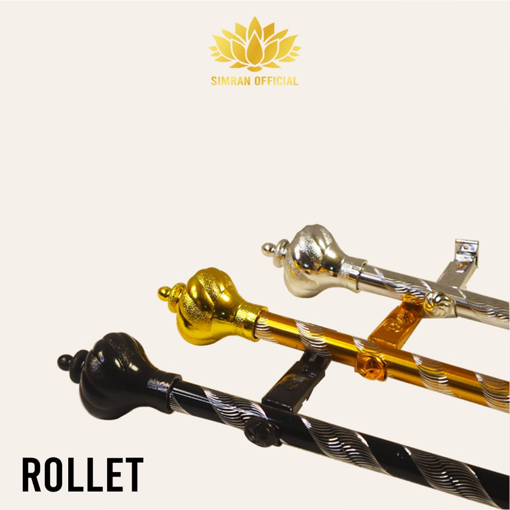 Jual TIANG GORDEN MURAH ROLET MEWAH MINIMALIS FULLSET ARTOP | Shopee ...