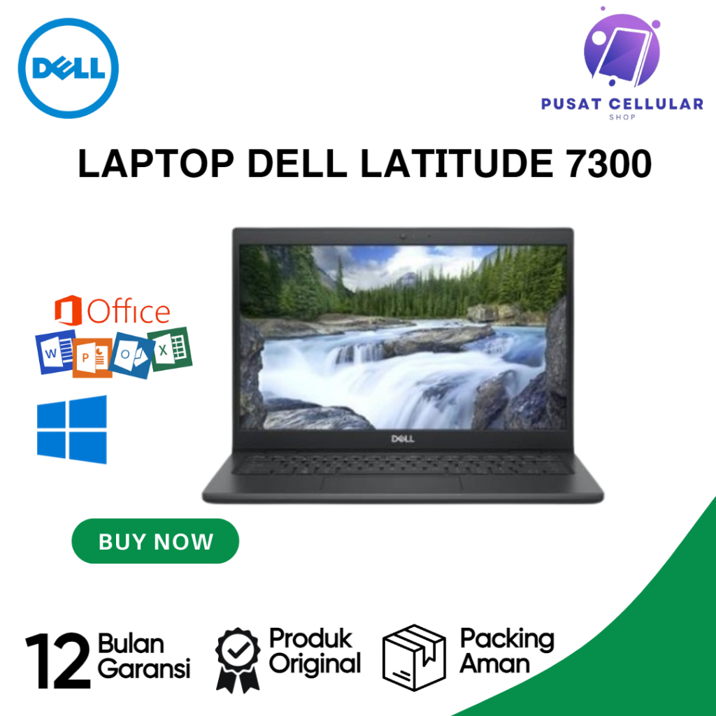 Jual READY STOK!!! Laptop dell latitude 7300 core i7 Gen 8 RAM 32 GB ...