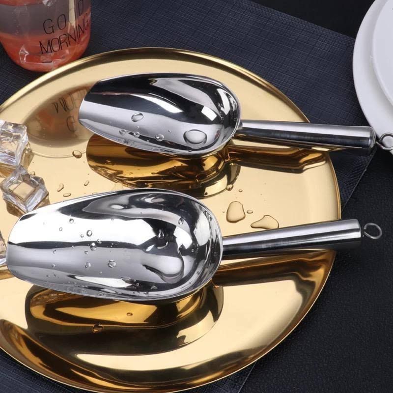Jual sekop es batu serokan es batu 10cm skop stainless | Shopee Indonesia