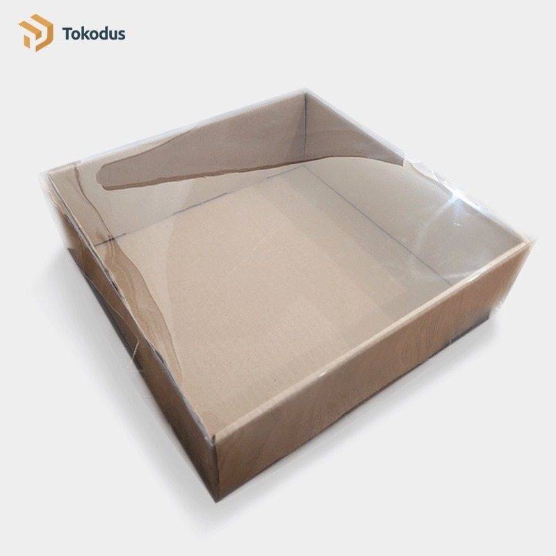 Jual Kardus Kue/Kotak Hantaran/Box Bolu 22x22x7 cm Corrugated Tebal ...