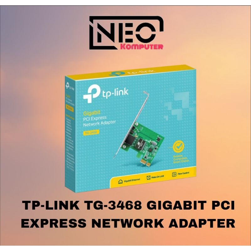 Jual TP-LINK TG-3468 GIGABIT PCI EXPRESS NETWORK ADAPTER | Shopee Indonesia