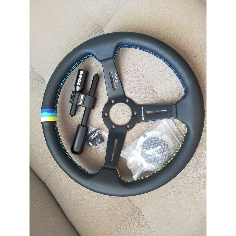 Jual stir GREDDY, MOMO SPOON, BRIDE. shift knob bride. paket stir dan ...