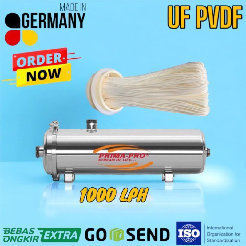 Jual Ultrafiltrasi PVDF Water Pre Filter 1000 LPH UF PVDF 1000 Lph PVDF ...