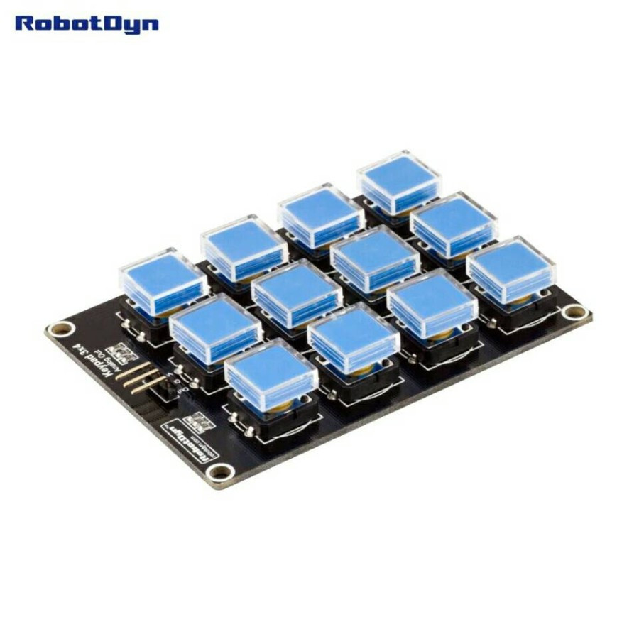 Jual Analog Multi Button 12 Channel by Robotdyn + Cap Push button | Shopee Indonesia