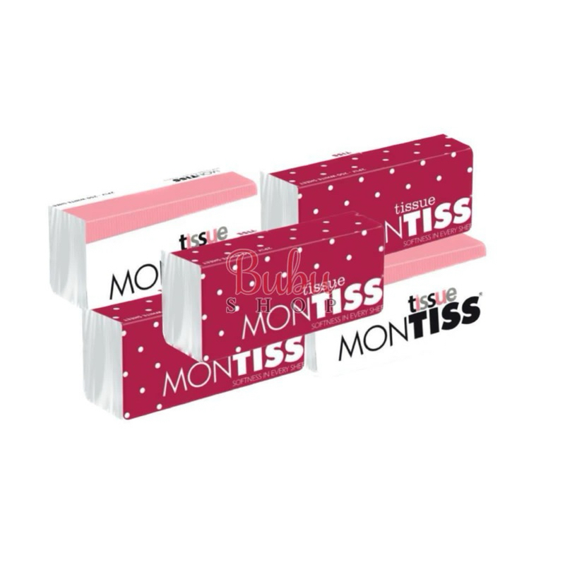 Jual (5pcs) paket tissue Montiss 250 sheets 2ply (5pcs) | Shopee Indonesia
