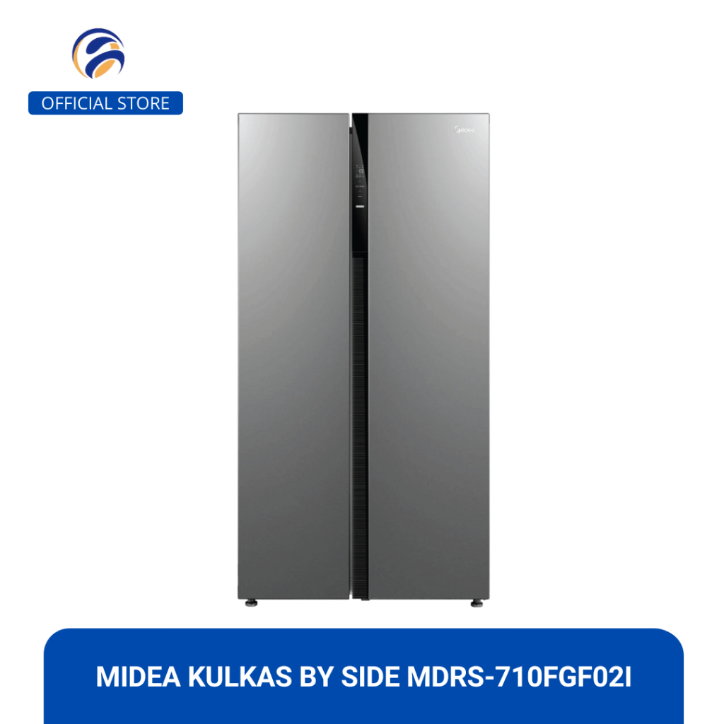 Jual Midea MDRS-710FGF02I Kulkas By Side Series 2 Pintu | Shopee Indonesia