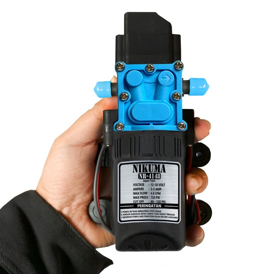 Jual NIKUMA Pompa DC 12V Sprayer elektrik pertanian Body Pendek ...