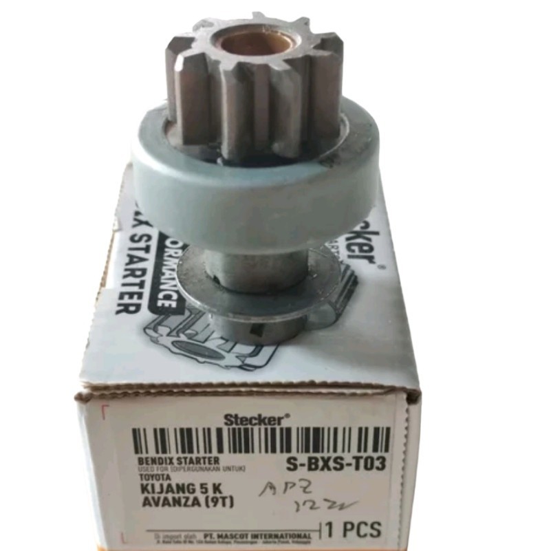 Jual Bendix Starter Toyota Kijang 5K Avanza Xenia 9T B-BXS-T03 Stecker ...