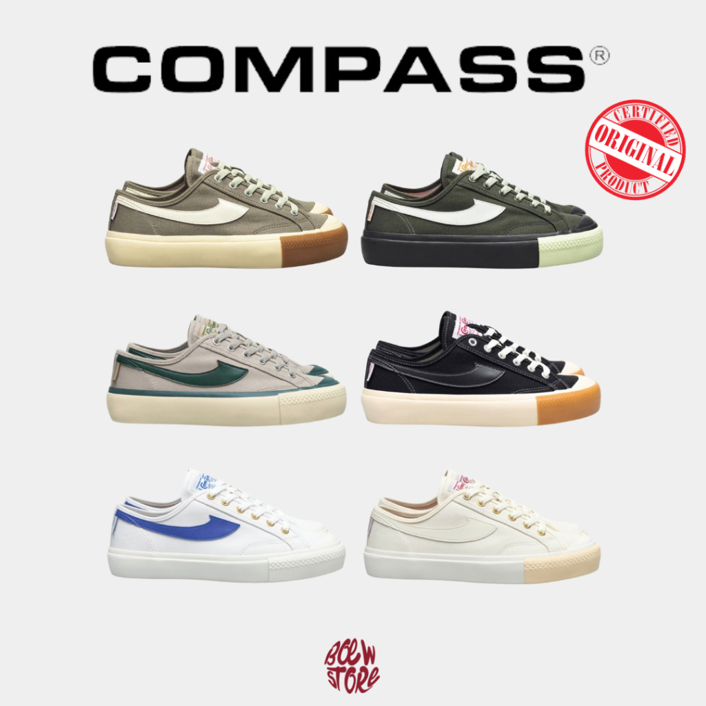 Jual Compass Gazelle Low Sage Gum / Lumut / Wafer Green / Black Gum ...