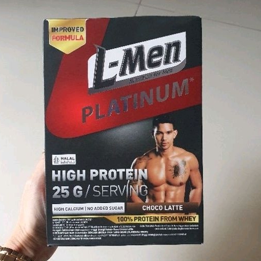 Jual L men Platinum L-men susu nutrisi pria CHOCO LATTE ( isi 6 sachets ...