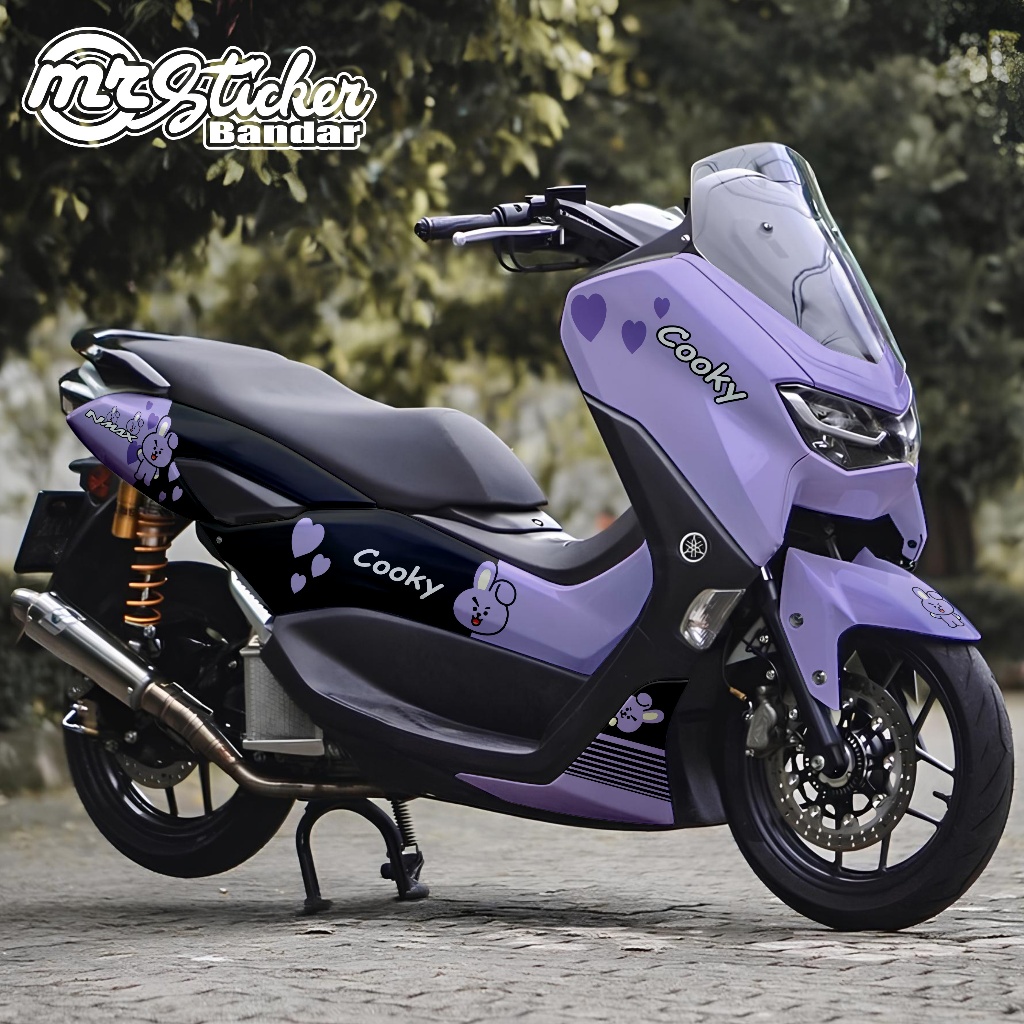 Jual Decal Nmax Full Body Dekal Stiker Nmax full blok Cooky Decal Nmax ...