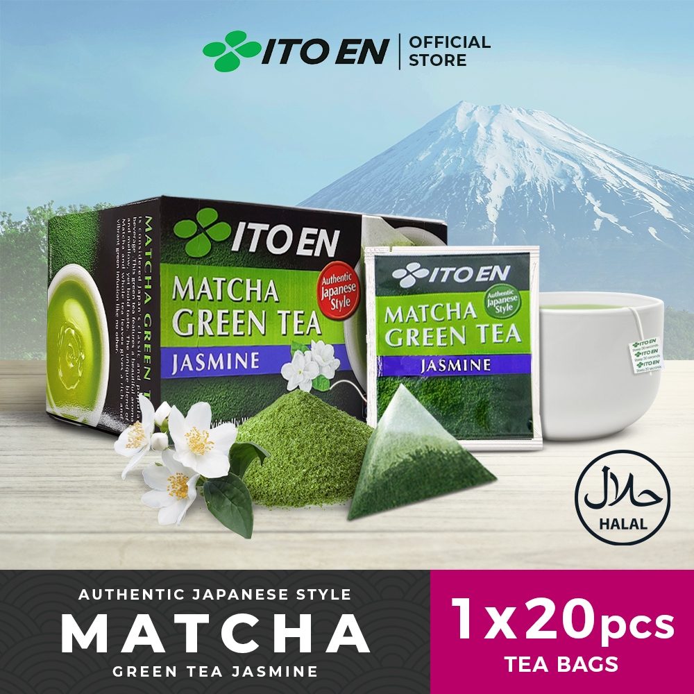 Jual ITO EN Teh Celup Matcha Jasmine Green Tea 1 Pack isi 20 pcs | Shopee Indonesia