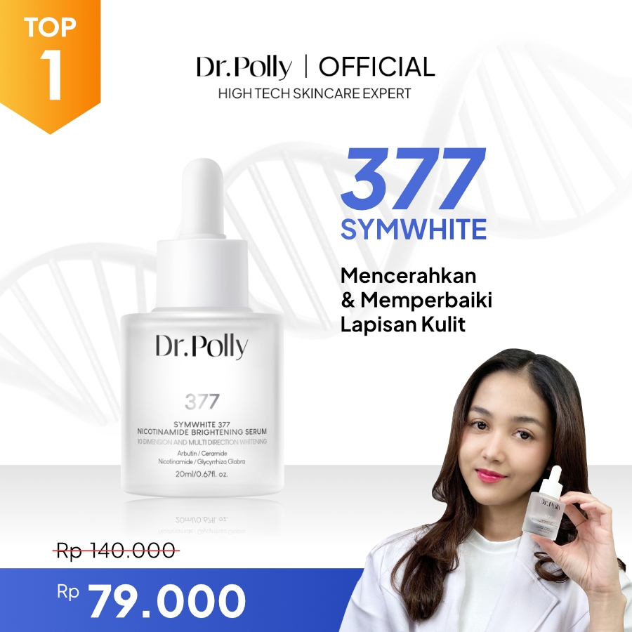 Jual Dr.Polly Symwhite 377 Nicotinamide Brightening Serum 20ml Mencerahkan Kulit Pencerah Wajah ...
