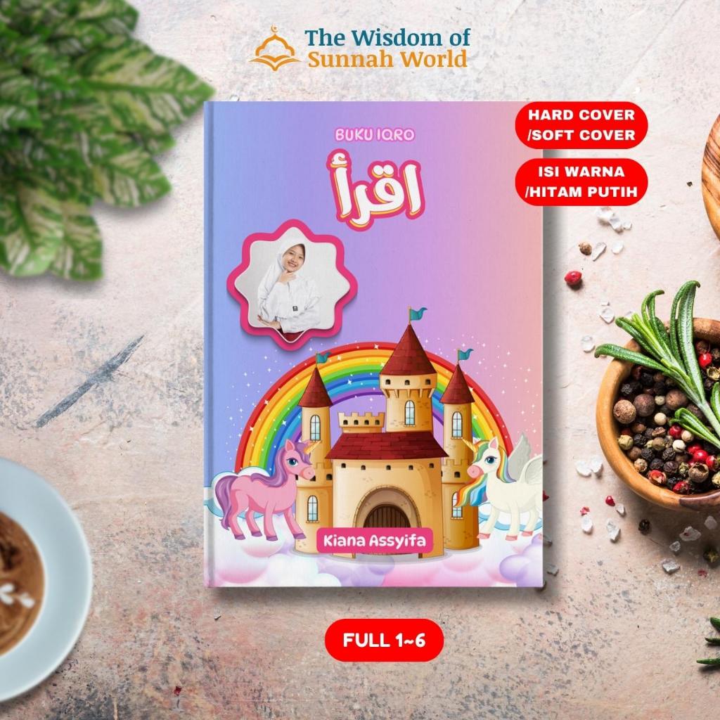 Jual Iqro Custom Nama Anak Iqra Berwarna Dan Juz Kids Amma Hard Cover ...