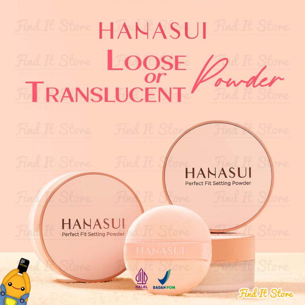 Jual Hanasui Perfect Fit Setting Powder 12g | Shine Control | Bedak ...