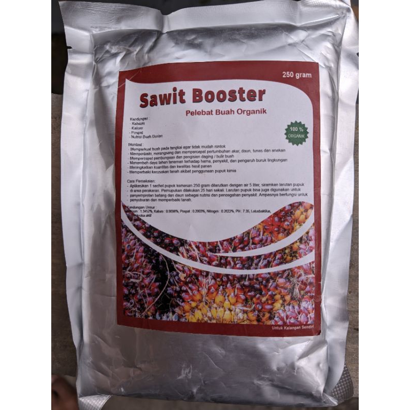 Jual Pupuk Organik Sawit Booster | Pupuk Perangsang dan Pelebat Buah Sawit | Shopee Indonesia
