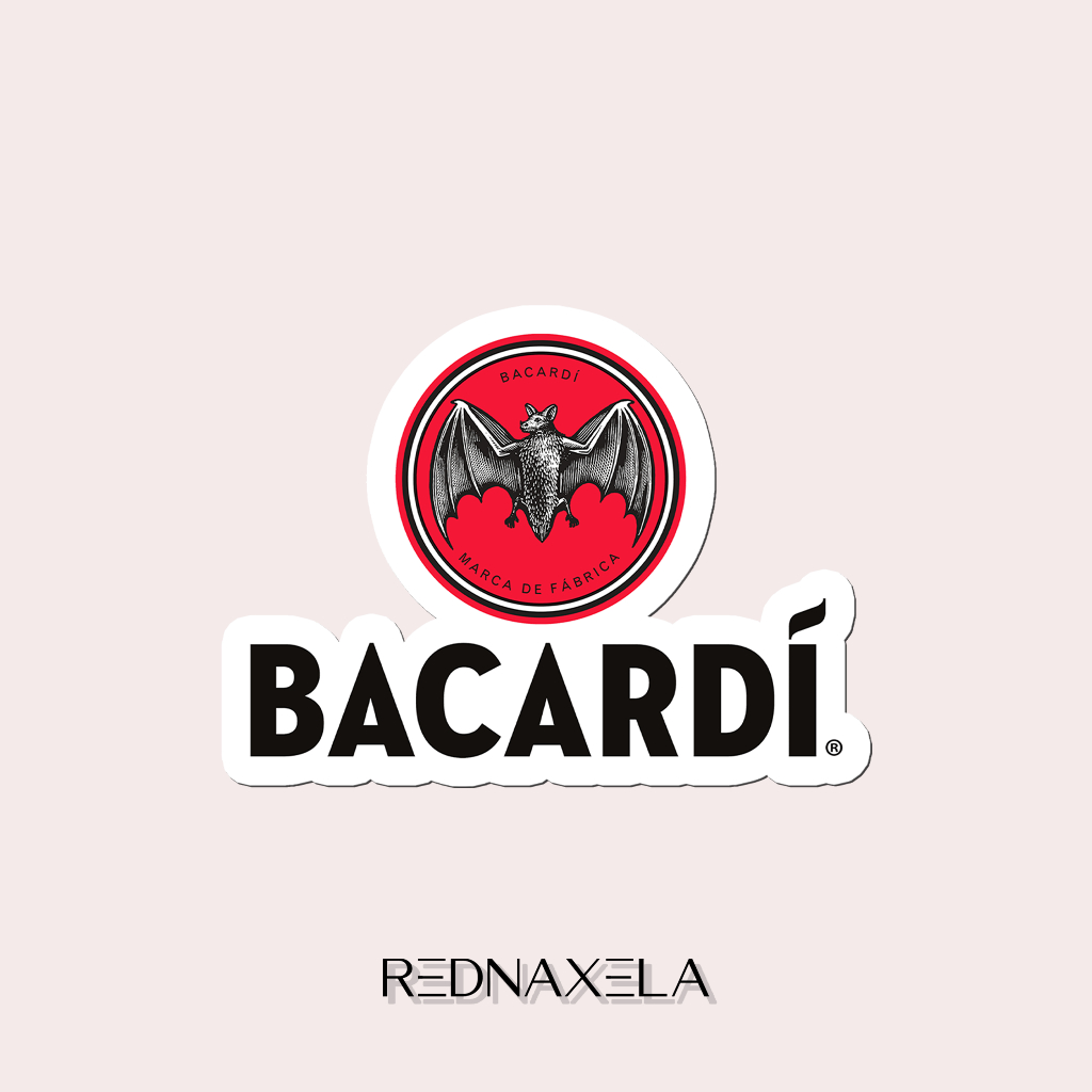 Jual Stiker Vinyl Bacardi Stiker Koper Outdoor Waterproof Sticker ...