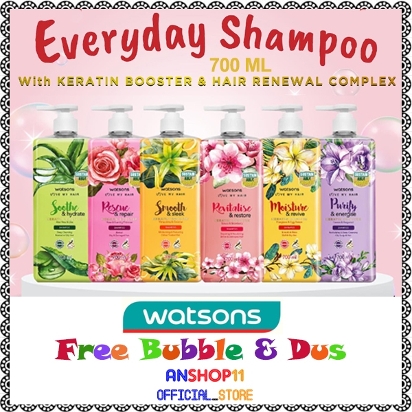 Jual Watsons Shampoo shampo 700ml love my hair sampo watson wedsen ...