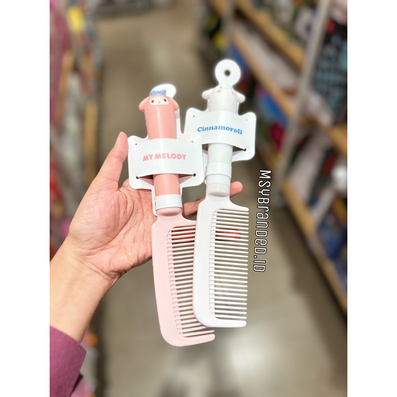 Jual MINISO X SANRIO HAIR BRUSH DETANGLING SISIR RAMBUT MELODY KUROMI ...