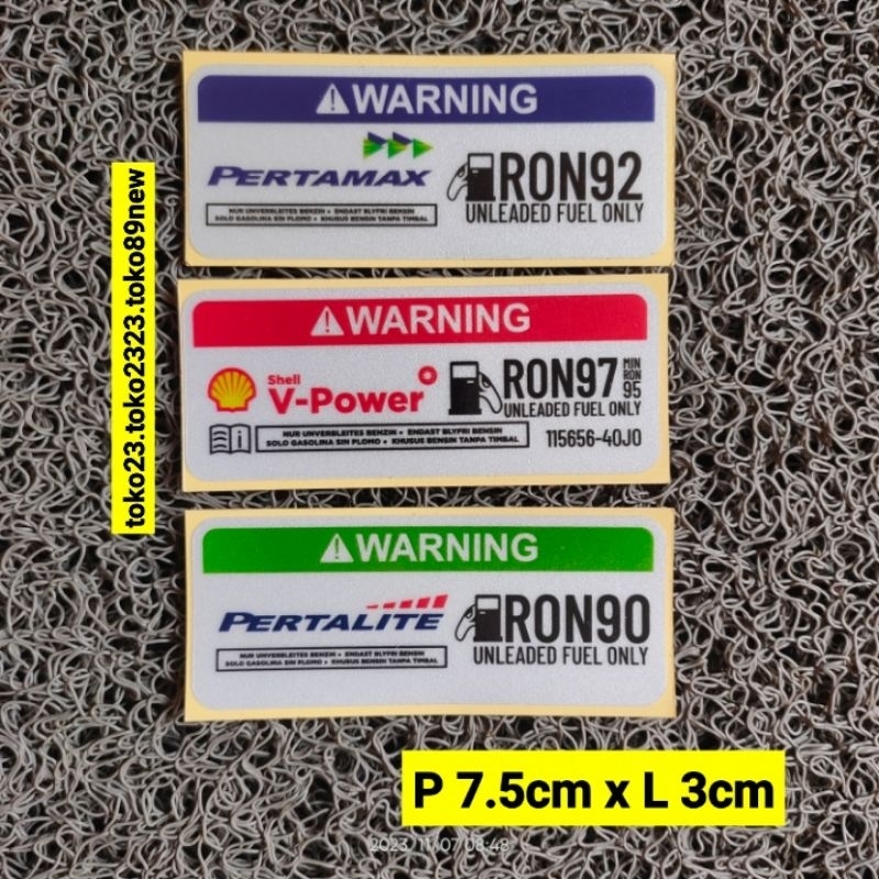Jual stiker tangki bahan bakar pertalite pertamax shell stiker motor | Shopee Indonesia