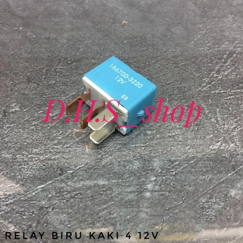 Jual RELAY BIRU DENSO KAKI 4 12V RILEY BIRU 12V KAKI 4 RELAY BIRU ...